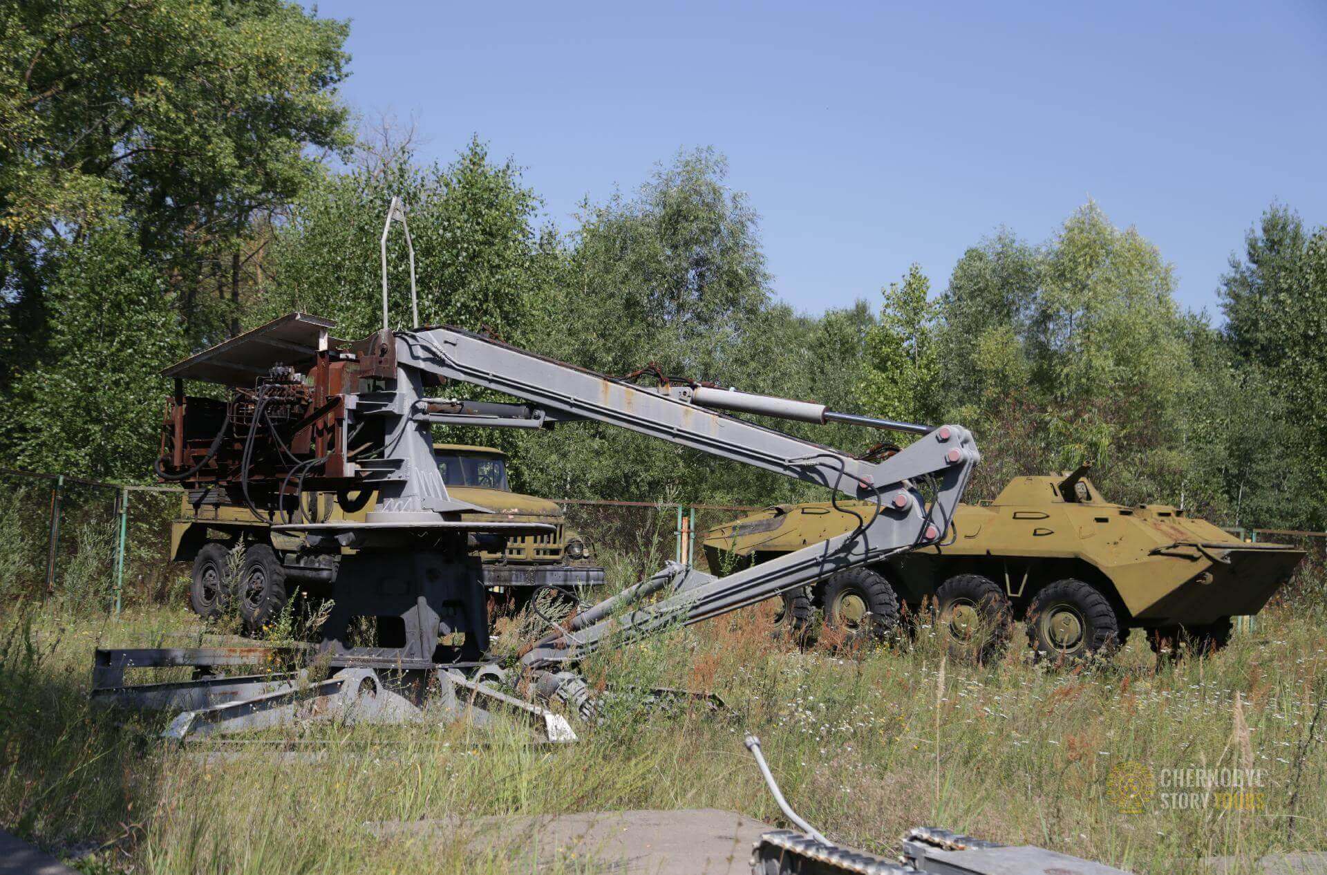 Graveyard of the Vehicles in Chernobyl - Chernobylstory.com